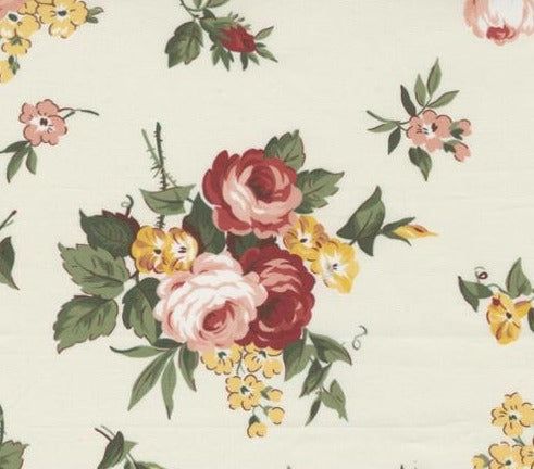 old school floral pattern